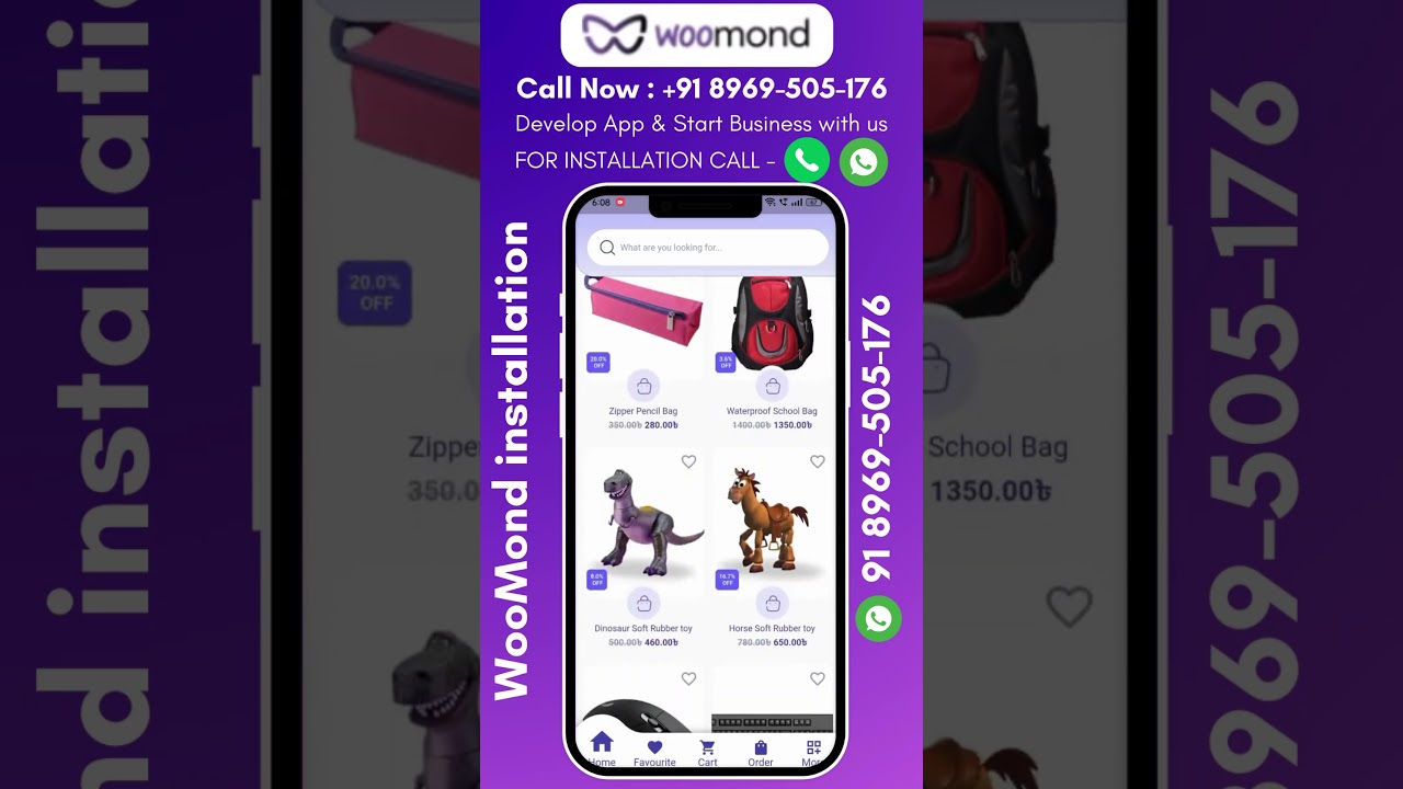 WooMond WooCommerce Flutter || eCommerce Mobile App | #WooMond Installation woomond shoping app