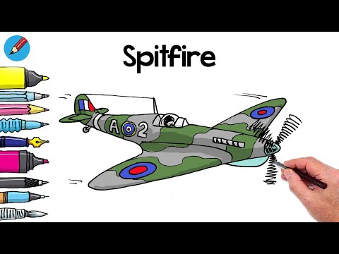 How To Draw A Spitfire Real Easy Shoo Rayner How To Draw A Spitfire Real Easy Shoo Rayner