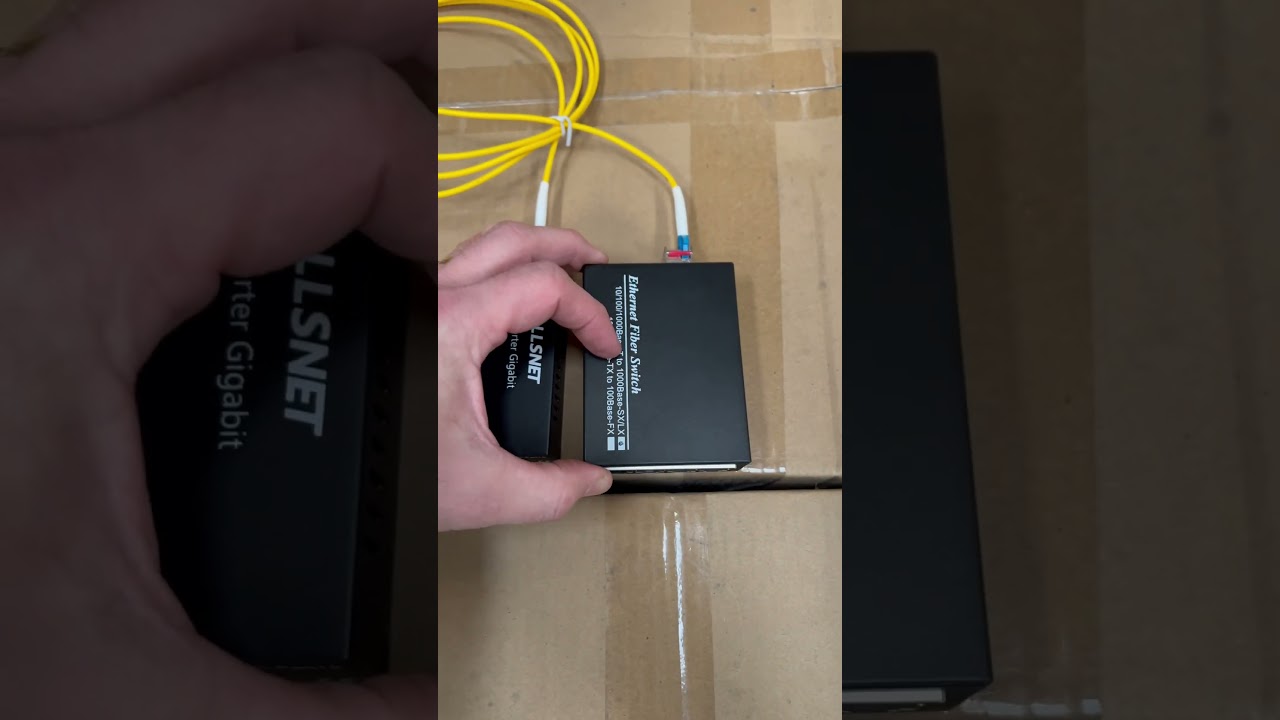 Enlace Media Converter de 1 Puerto a 4 Puertos