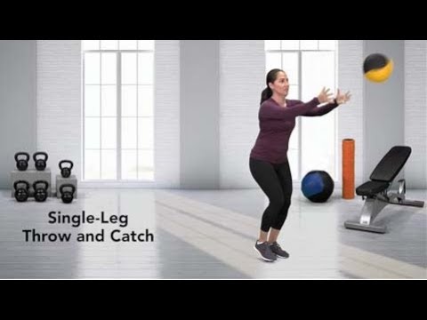 How To Do A Medicine Ball Single Leg Throw and Catch – Irene Pastore ...