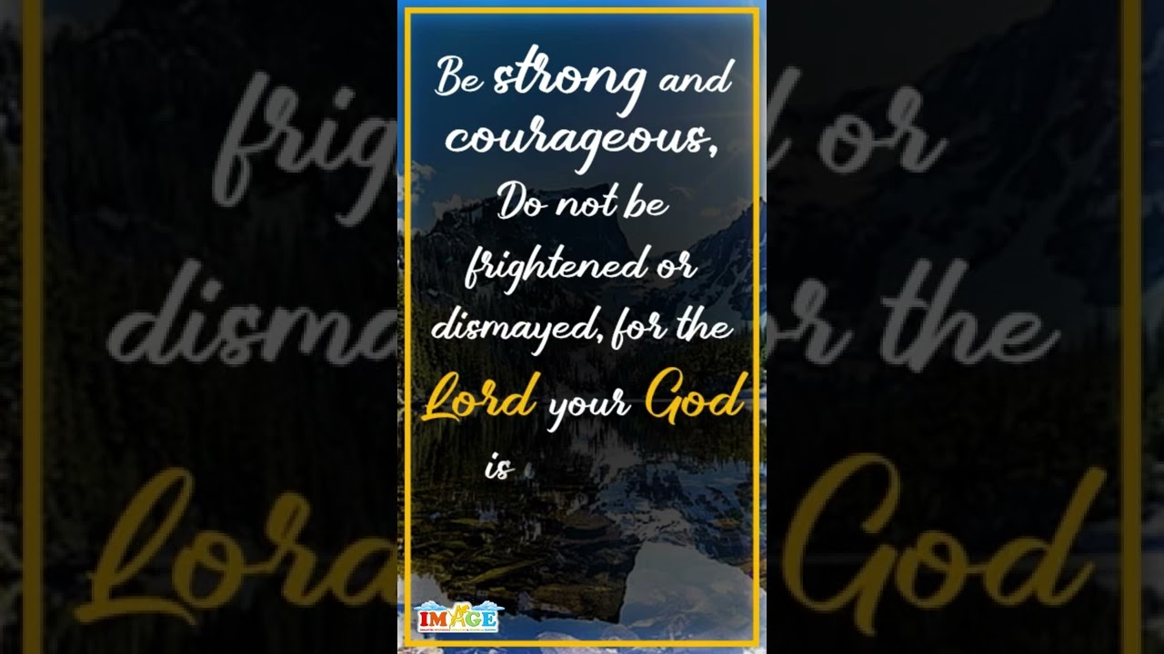 INSPIRATIONAL QUOTE | Joshua 1:9