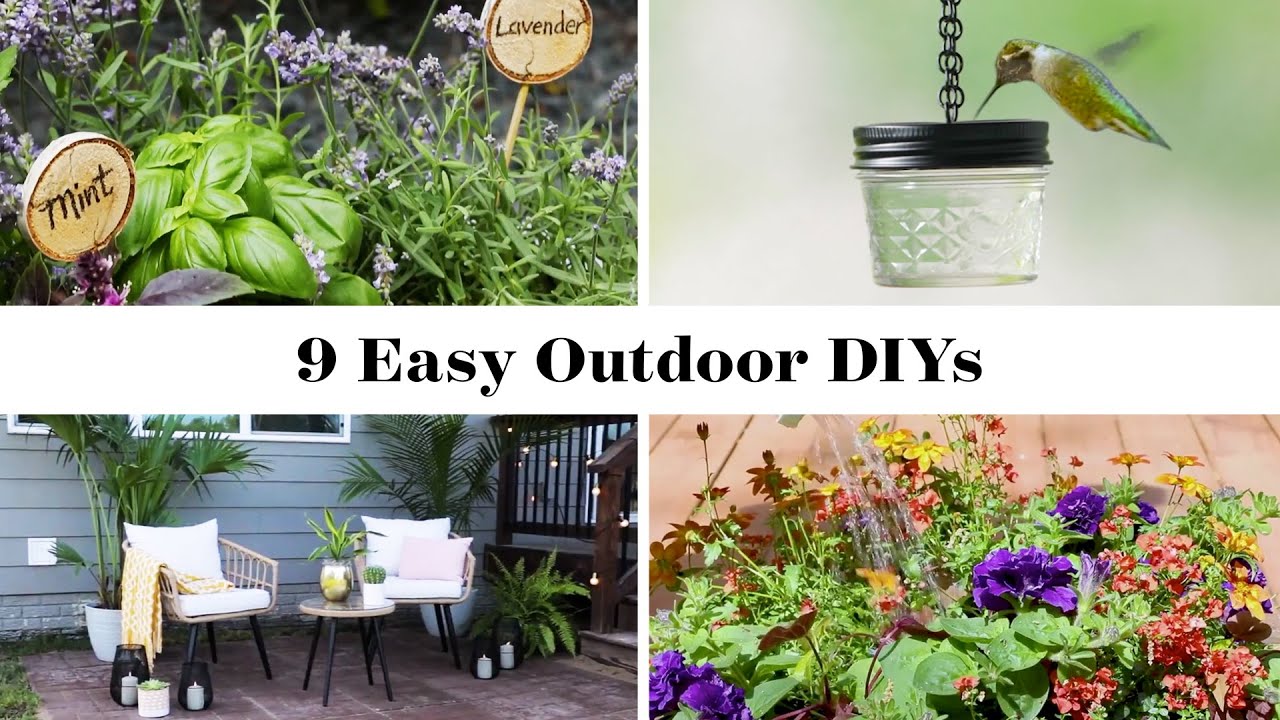 9 Easy Outdoor DIYs for a Beautiful Backyard Makeover 🌷 | Made By Me | Better Homes & Gardens