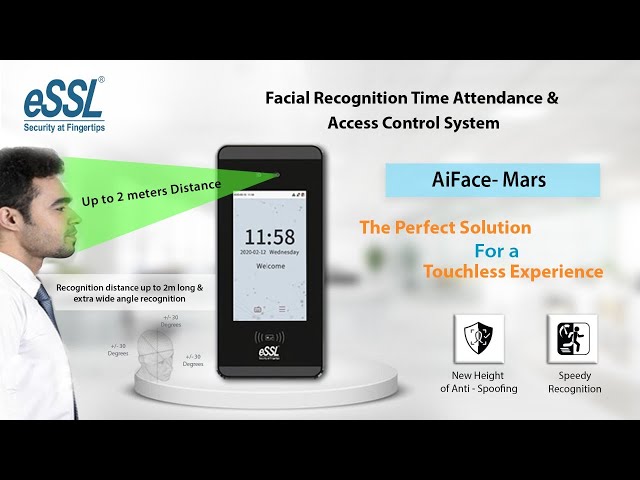 Face Recognition Time Attendance System - Essl Sface 900 Biometric ...