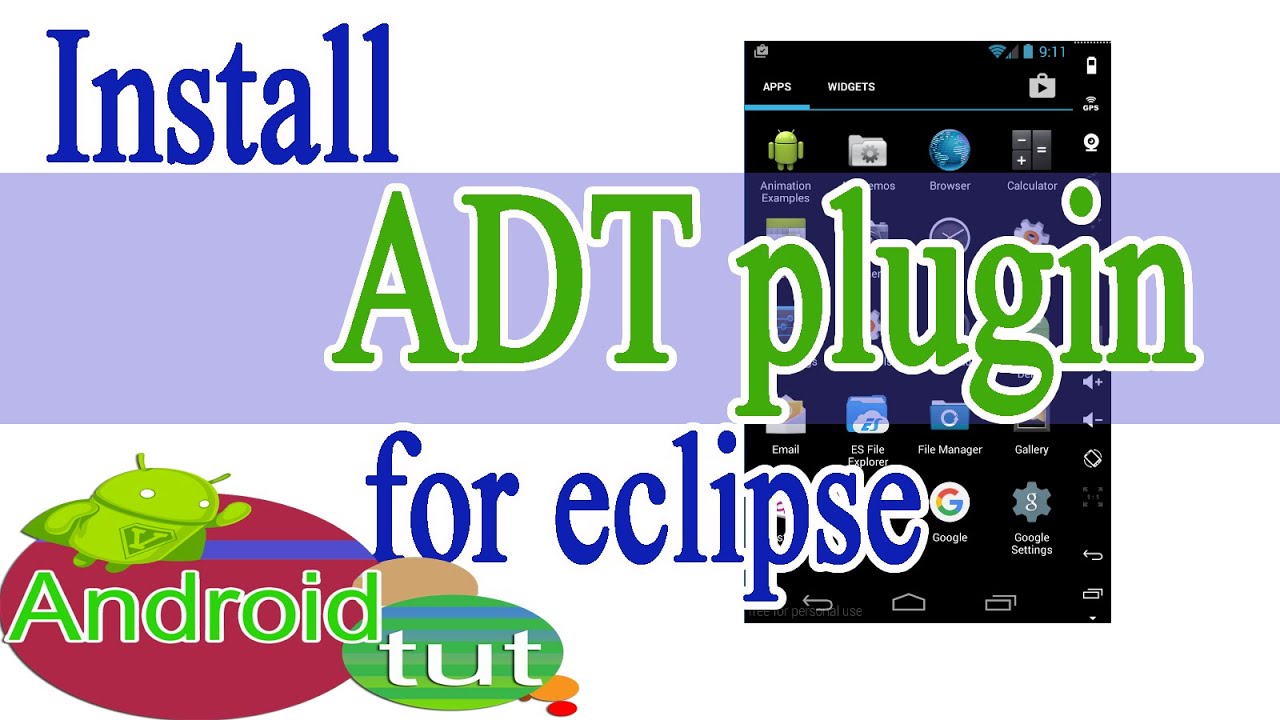 ADT plugin android Install Plugin for eclipse android programming|android tut |best new