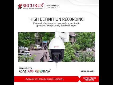 SECURUS 2 MP PTZ CAM. 30 X ZOOM 50 MTR NIGHT VISION RANGE