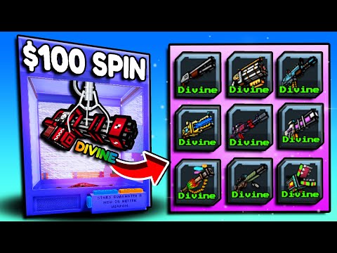 I GAMBLED For FULL DIVINE PIXEL GUN LOADOUT! (PGTD3)