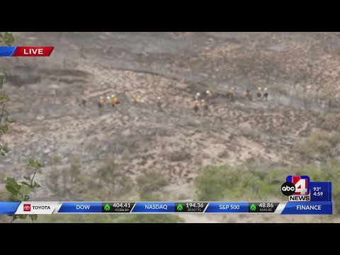 Cedar Hills fire continues burning while federal, state and local crews work toward containment