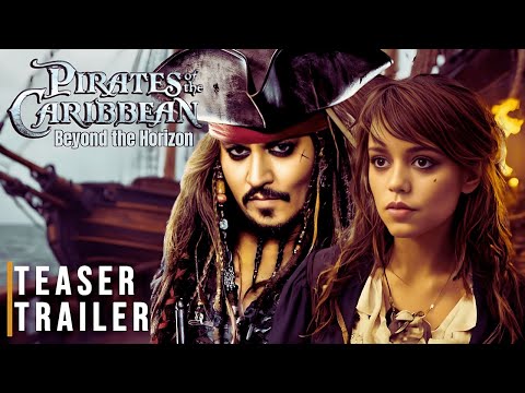 Pirates of the Caribbean 6: New Horizon | Teaser TRAILER 2024 | Jenna Ortega, Johnny Depp