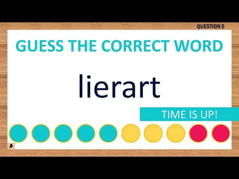 [Scrambled Word Game] Can You Unscramble These Words? 7 Letters
