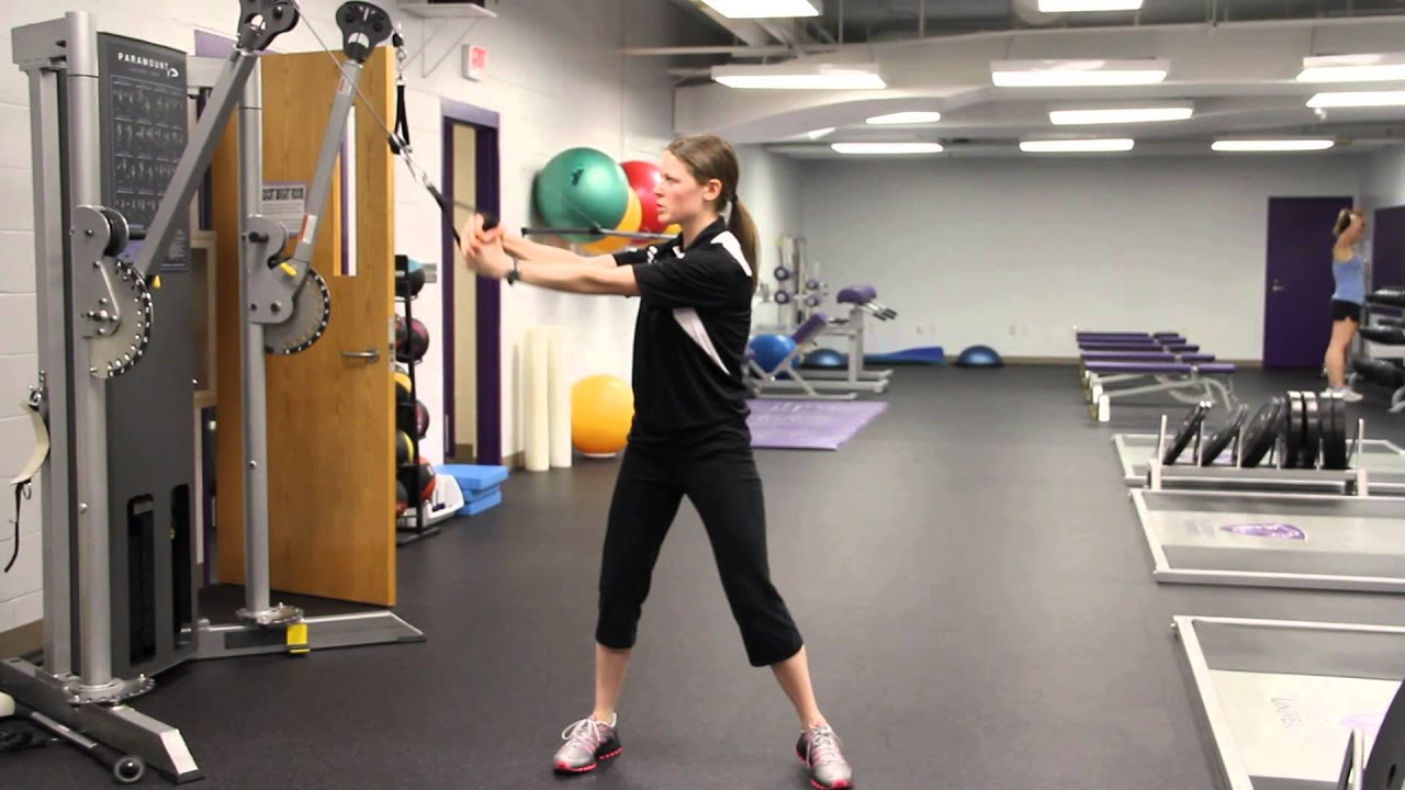 High to Low Cable Torso Rotation