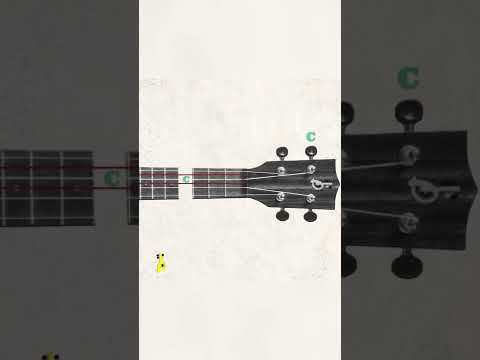 Standard Ukulele tuning - gCEA