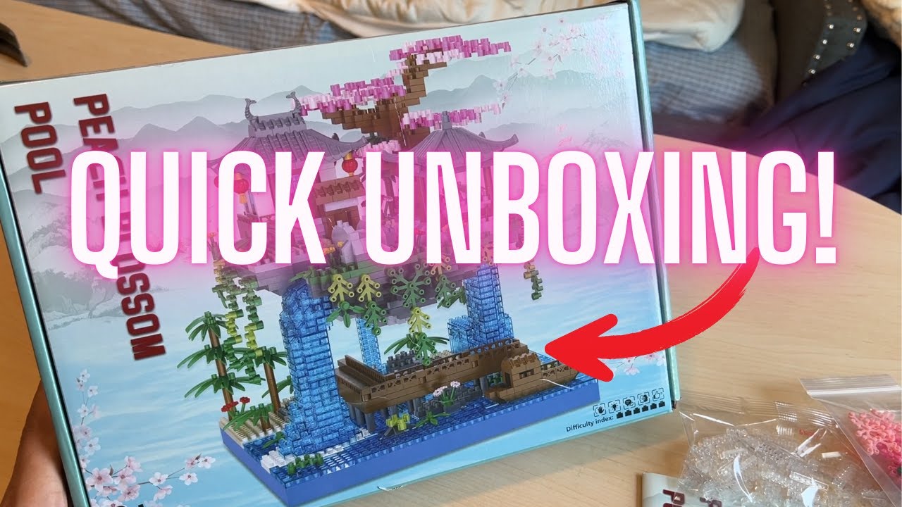 Cherry Blossom Bonsai Tree House Quick Unboxing! #sponsored