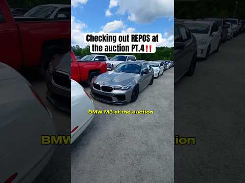 Checking our repos at the auction PT.4 #carauction #bmwm5 #bmw