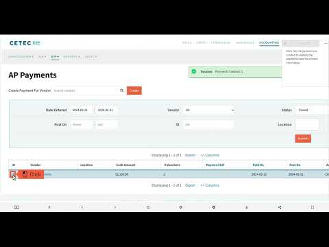 How To Enable NACHA ACH in Cetec ERP