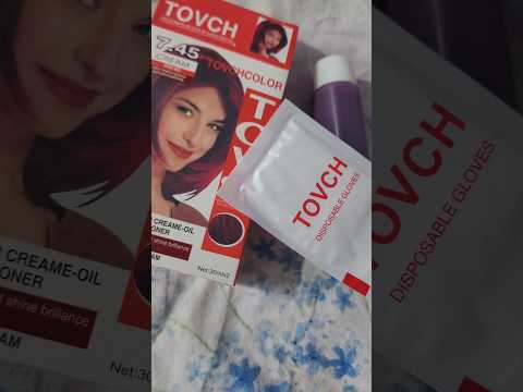 7.45 TOV CH || WINE RED COLOR || #haircolor #hairstyle #beauty ##shorts #shortsfeed