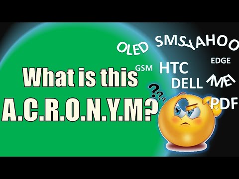 WHAT IS THE MEANING OF THIS ACRONYM?