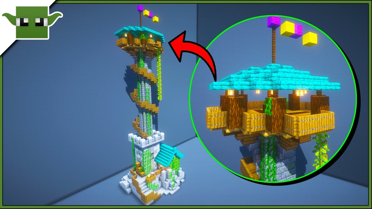 Minecraft | How to Build a Rustic Watchtower - マイクラビルダーズ