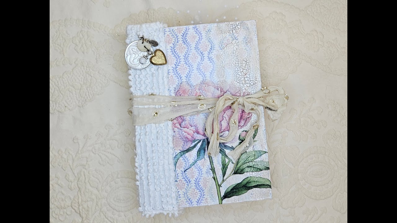 Shabby Chic Peony Journal