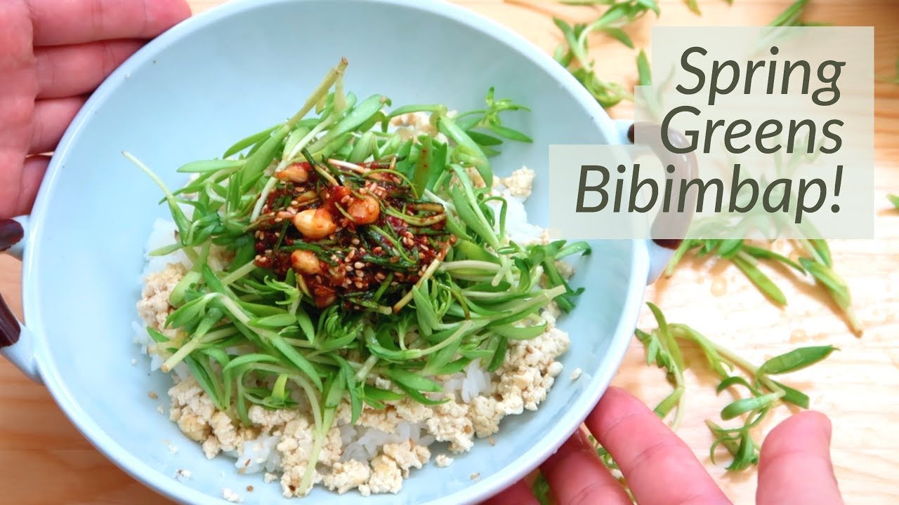 2 Special Bibimbap Recipes for Spring!