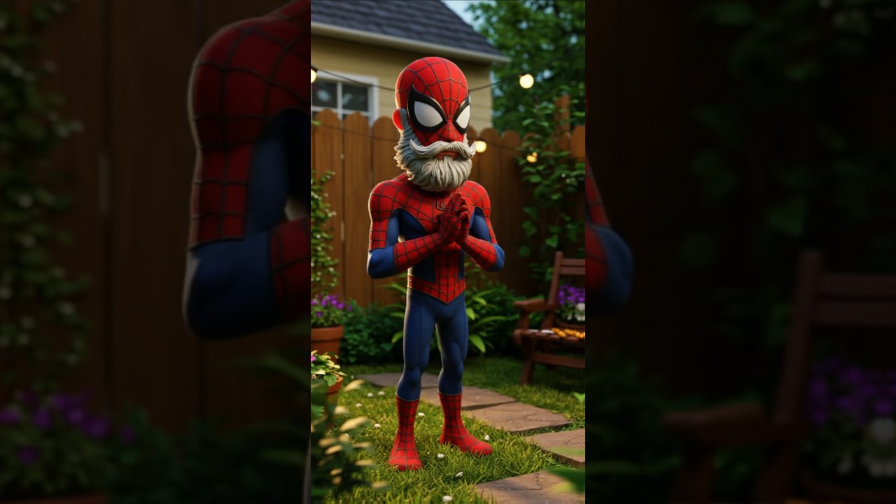Spiderman and Batman got old! #marvel #dc #deadpool #supergirl
