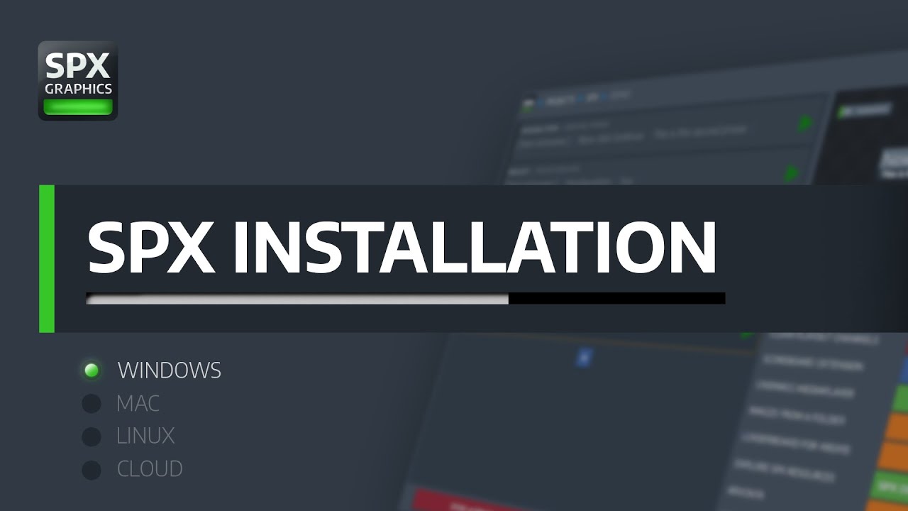 SPX Installation (Win)