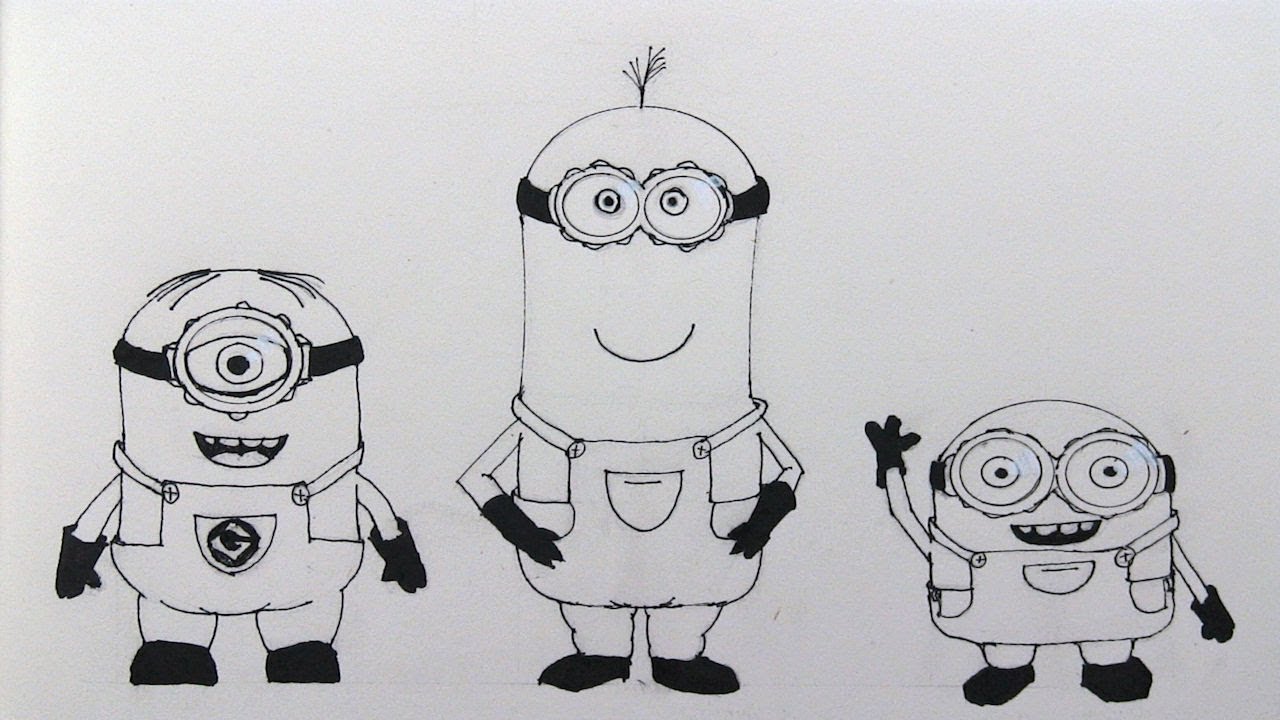 Cartooning: Minions Part 1: Full