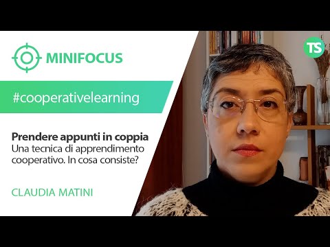 Cooperative learning, la tecnica degli appunti in coppia in cosa consiste?
