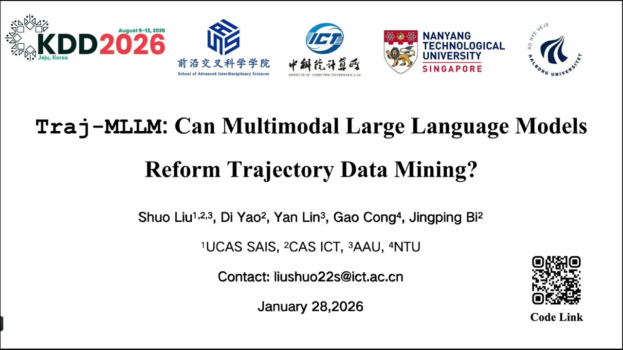 KDD 2026 - Traj-MLLM: Can Multimodal Large Language Models Reform Trajectory Data Mining?