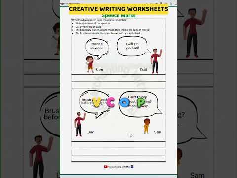 Free Creative Writing Worksheets/Create worksheets on Canva