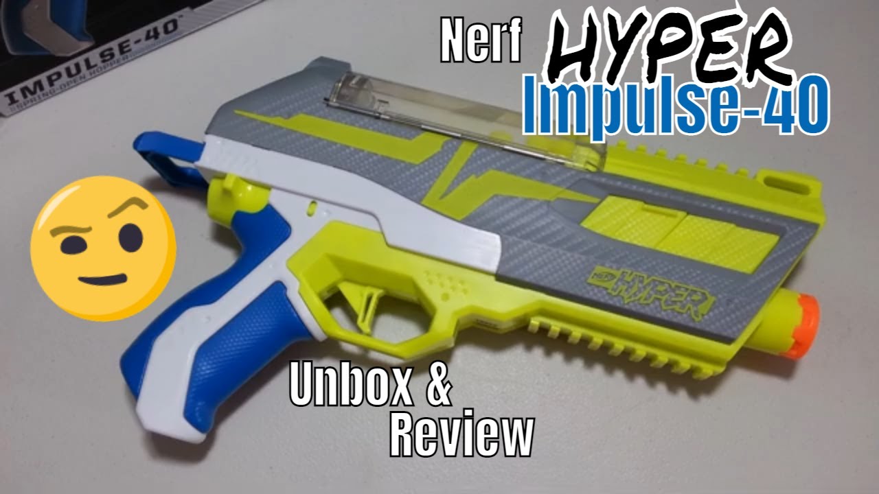 Nerf Hyper Impulse-40 Blaster Unbox & Review