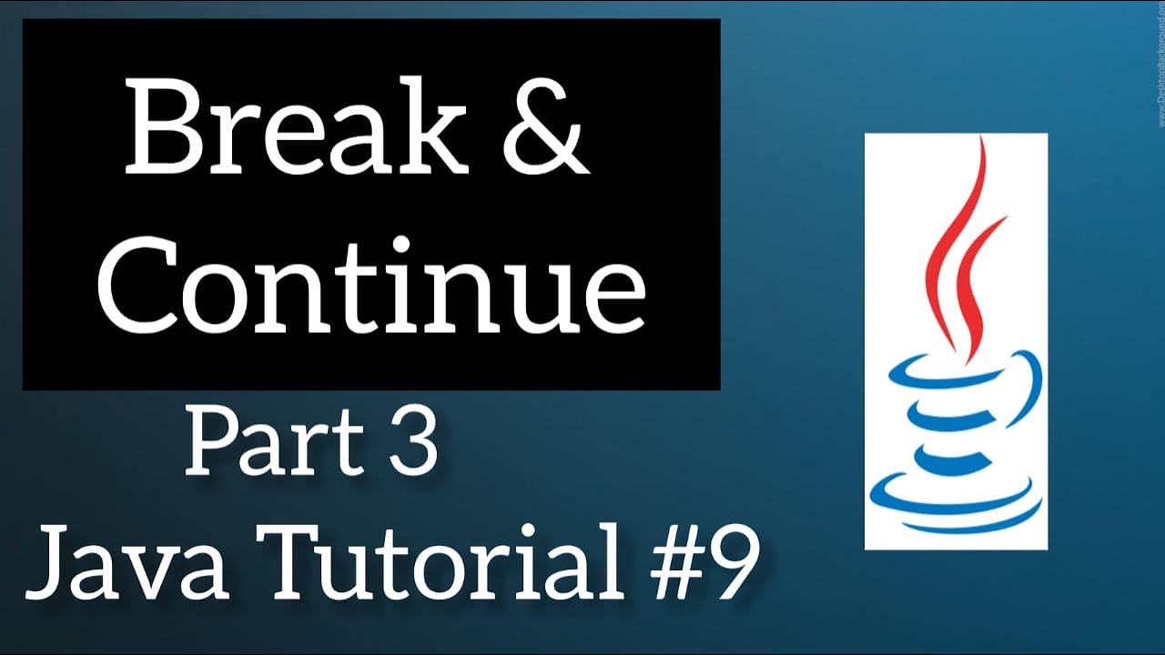 Control statements in java (Part-3) || Jump statement (break & continue) in java programming