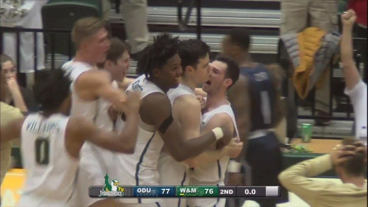 WOW! Half-court buzzer-beater gives W&M 79-77 win over ODU