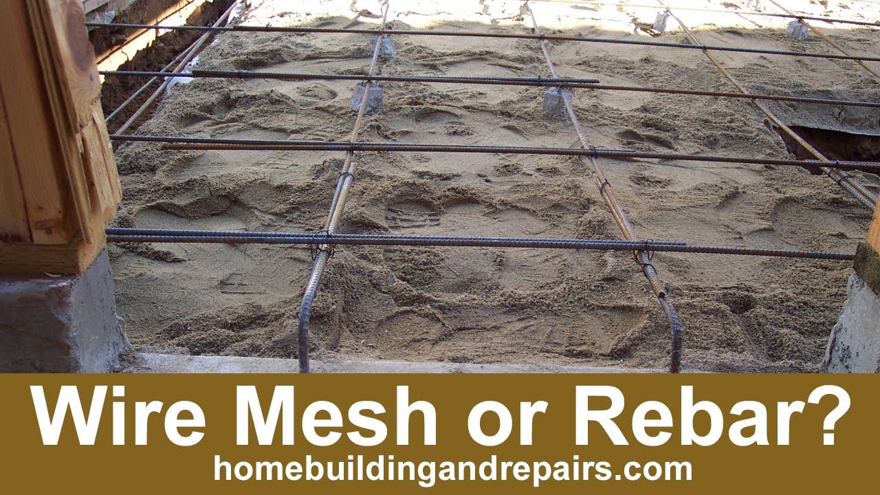 Wire Mesh For Concrete Slabs Usually Won't Work Well If Installed on Bottom