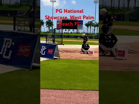 Taking BP at the PG National Showcase 13U 2023