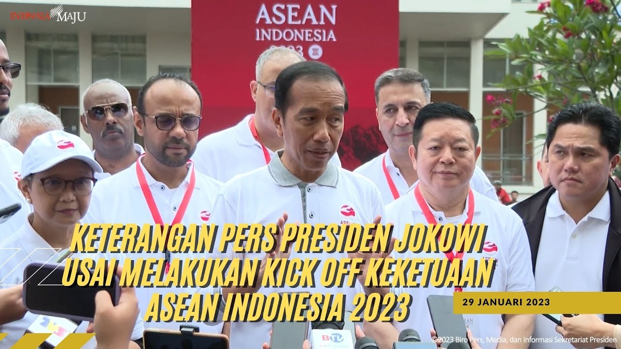 Keterangan Pers Presiden Jokowi Usai Melakukan Kick Off Keketuaan ASEAN Indonesia 2023