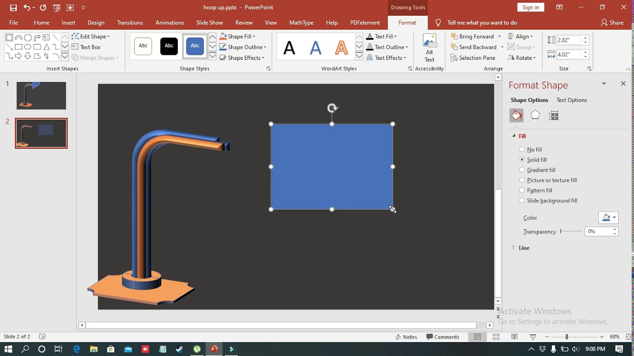 3D Modeling Tutorial | Basketball Hoop On PowerPoint