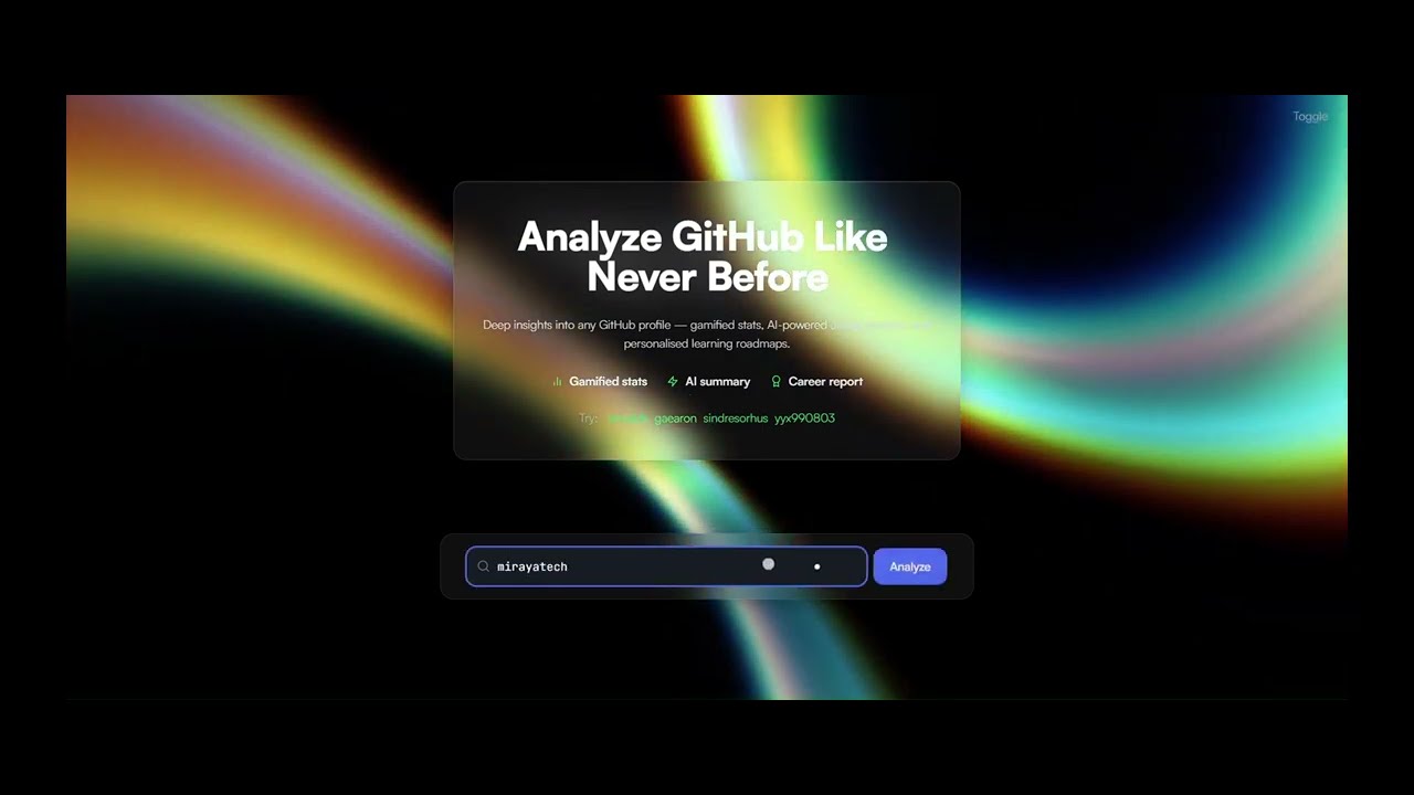 AI-powered Github Analyzer (Demo)