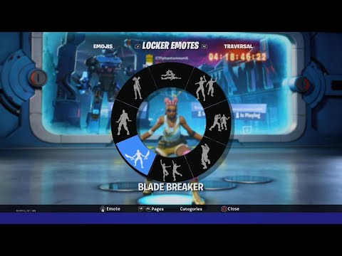 Fortnite full emote wheel completed check description