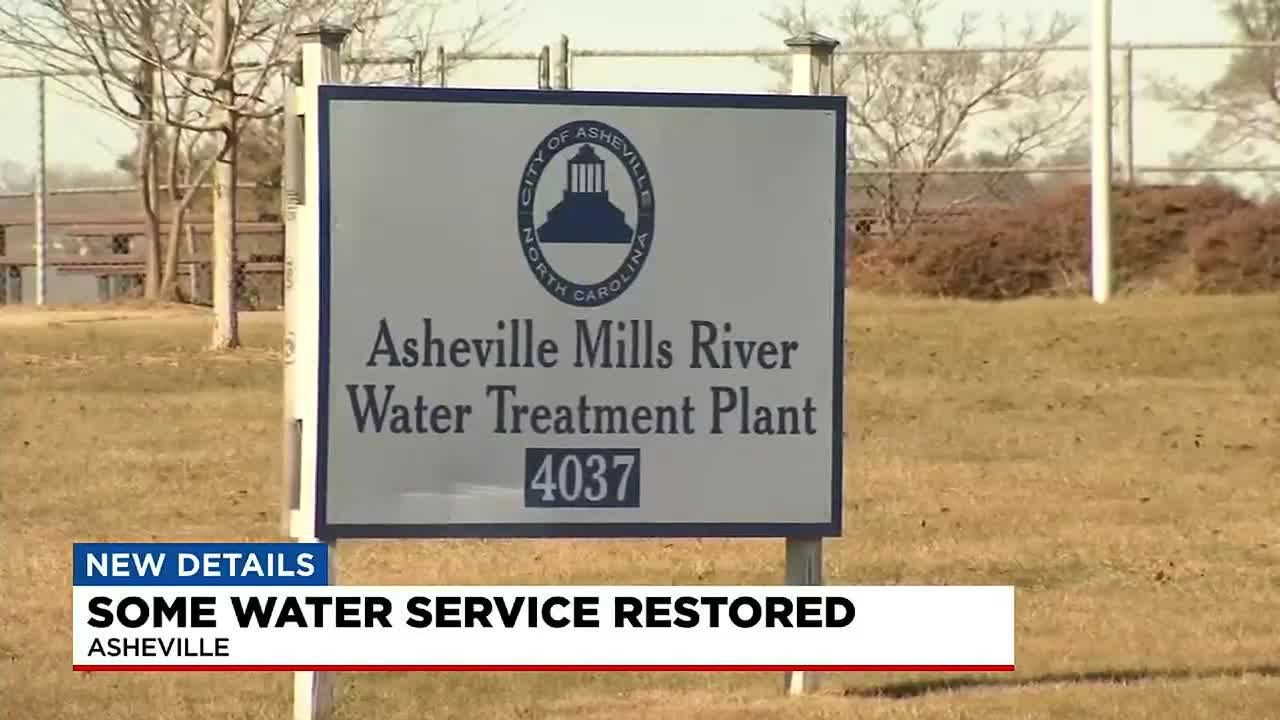 City of Asheville works to restore water to residents