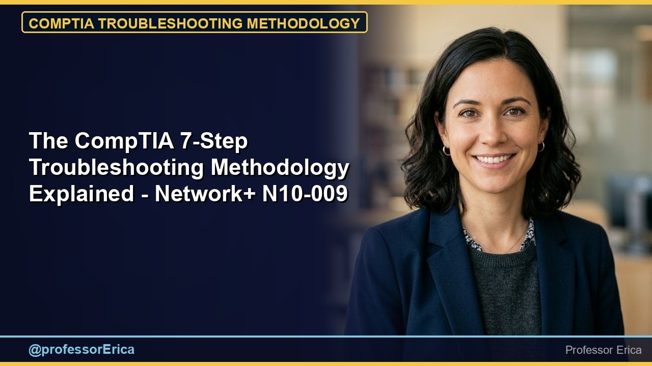 The CompTIA 7-Step Troubleshooting Methodology Explained - Network+ N10-009