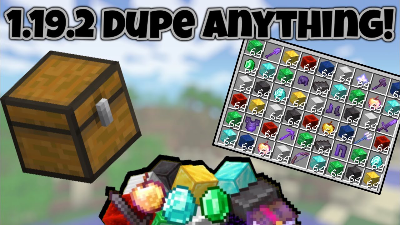 How To Dupe Anything In Minecraft 1.19.2 Java Tutorial - Duplication Glitch