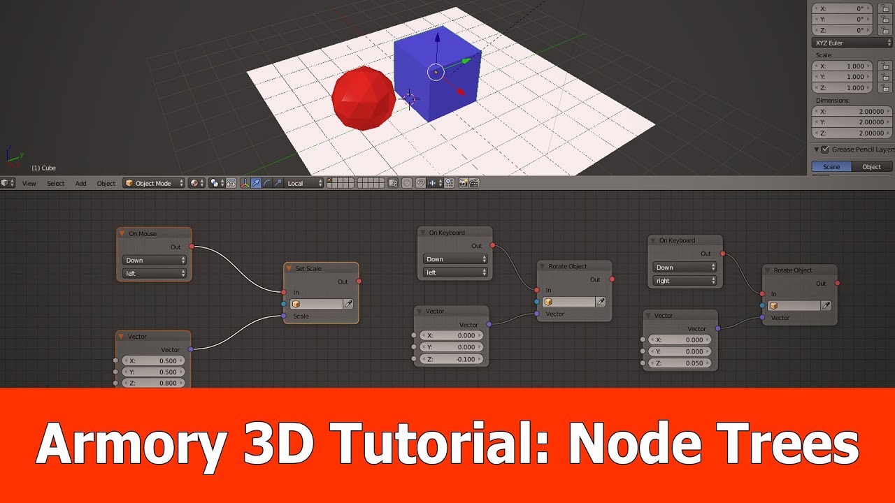 Armory 3D Engine Tutorial : Node Trees