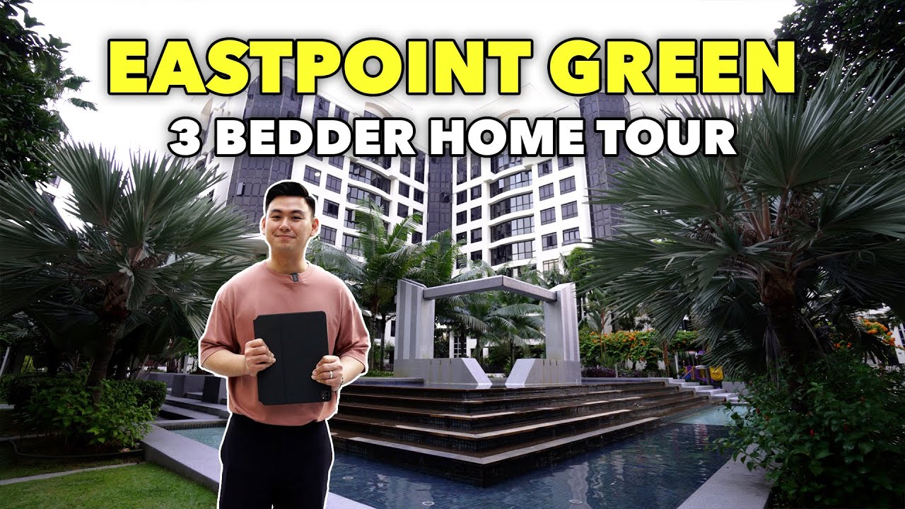 Home Tour: 1109 sqft 3 Bedroom Unit at Eastpoint Green Condo at Simei! | LoukProp Homes Singapore