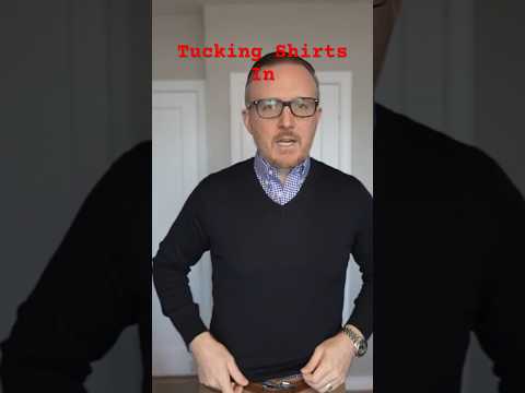How To Tuck Your Shirts In The Right Way #mensfashion #styletips #winterfashion