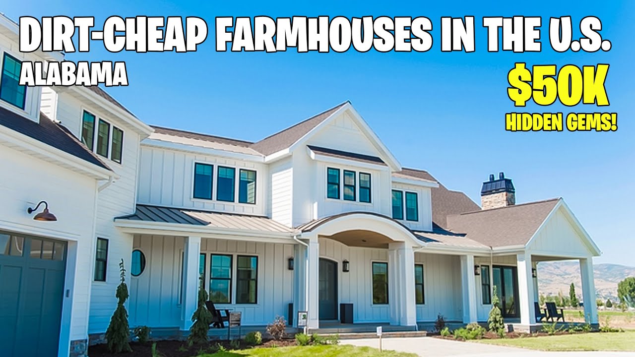 Dirt-Cheap Alabama Farmhouses with Land — Hidden Gems Under $50K