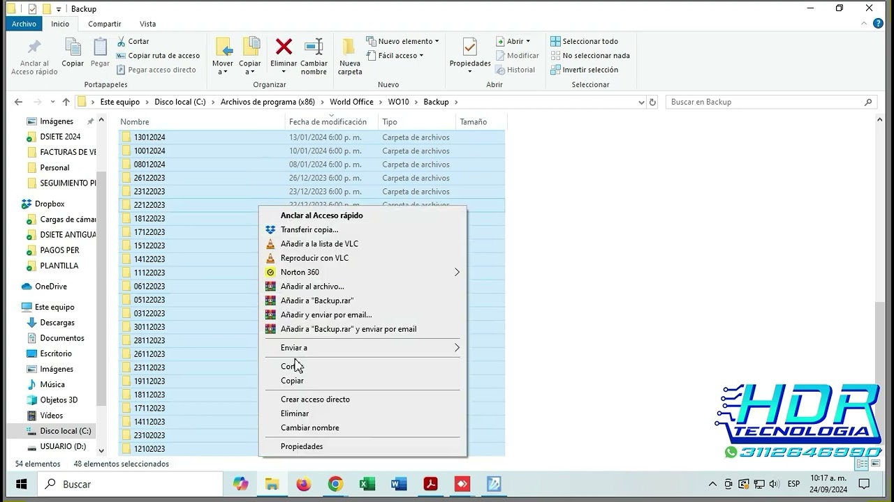 WORLD OFFICE:CÓMO HACER BACKUP DE BASE DE DATOS