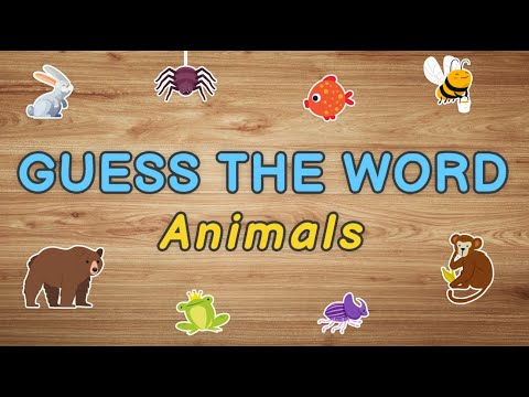 Guess The Animal Game: English ESL video lessons