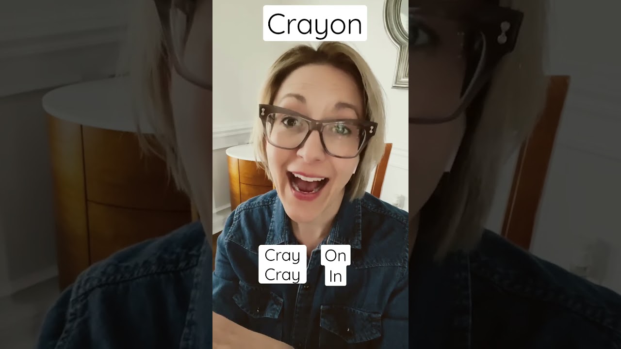 How to Pronounce the CRAYON - #SHORTS Quick English Pronunciation Mini Lesson