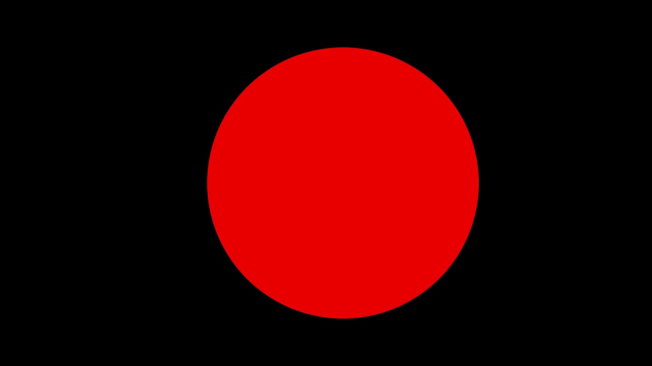 Red Circle Black Background Right To Left