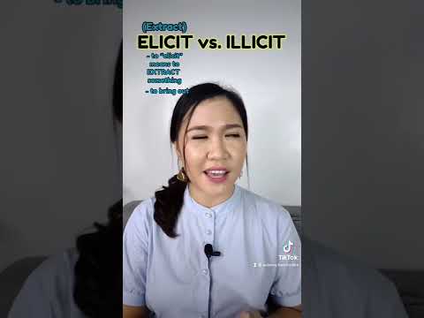 ELICIT vs. ILLICIT 🧐 #shorts #youtubeshorts #aubreybermudez #commonlyconfusedwords